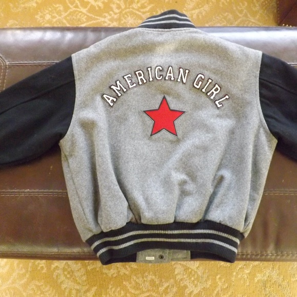 American Girl | Jackets & Coats | Vintage American Girl Varsity Jacket ...